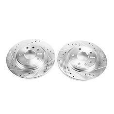 PowerStop Evolution Performance Drilled, Slotted Plated Brake Rotor Pair AR8600XPR - Advance ...