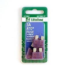 Littelfuse Fuse - ATO Blade 32V 3A: 3 Amp, Violet, ATO, 5 Pack 0ATO003.VP - Advance Auto Parts