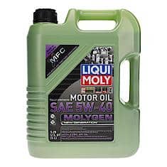 LIQUI MOLY Molygen 5W-40 Full Synthetic Engine Oil, Superior Protection, 5 Liter 20232 - Advance ...